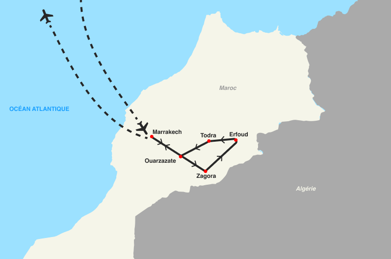 Circuit Grand Sud Marocain avec Extension Kappa Club Iberostar Founty ...
